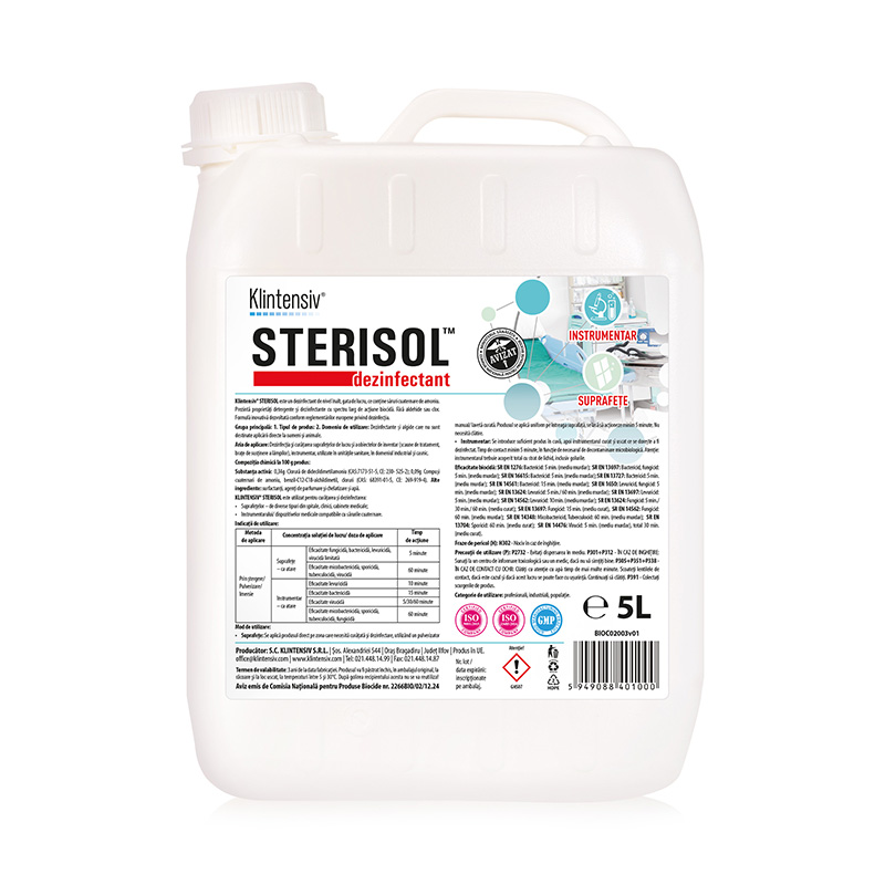 STERISOL® – Dezinfectant de nivel inalt RTU, 5 litri - DentMarket