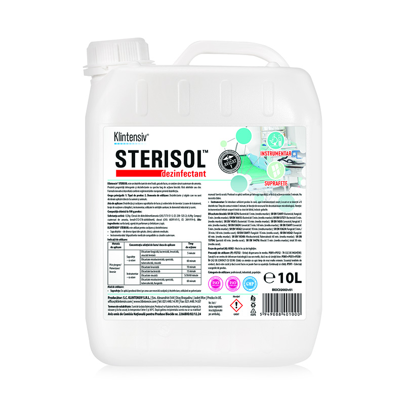 STERISOL® – Dezinfectant de nivel inalt RTU, 10 litri - DentMarket